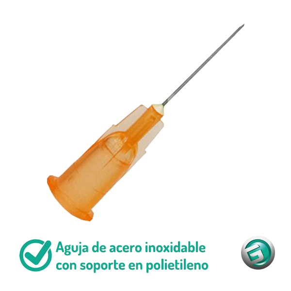 TuMaterialMédico.com | Aguja Hipodermica 25G x 5/8" GROSSMED